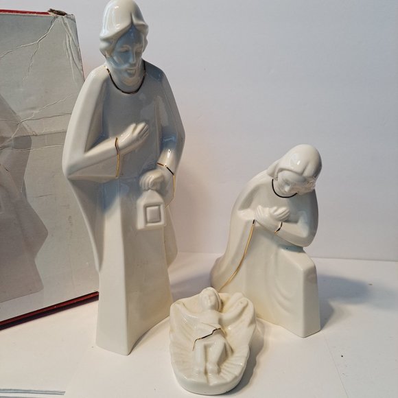 Mikasa | Holiday | Mikasa 3piece Holy Night Nativity Mary Jesus Joseph ...